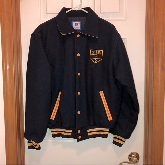 Rennoc | Jackets & Coats | Young Mens Small 3638 Dark Blue Wool St ...